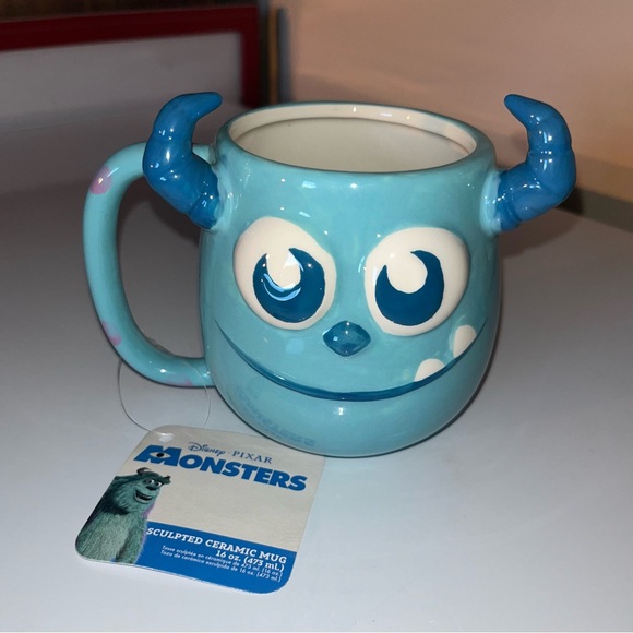 Disney | Kitchen | Nwt Disney Pixar Monster Inc Sully Coffee 6 Ounce ...